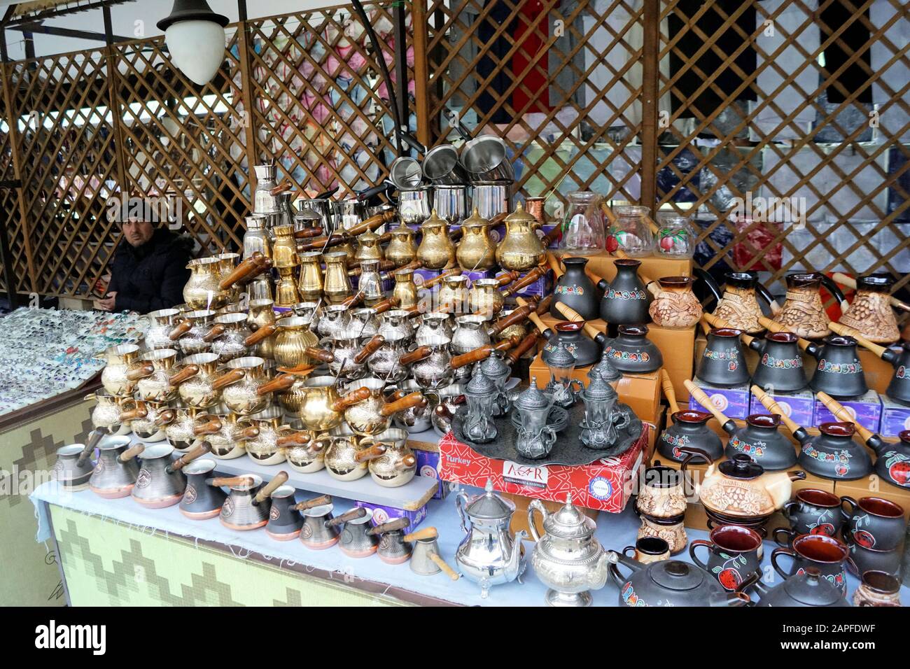 Market stall Yerevan Armenia Stock Photo - Alamy