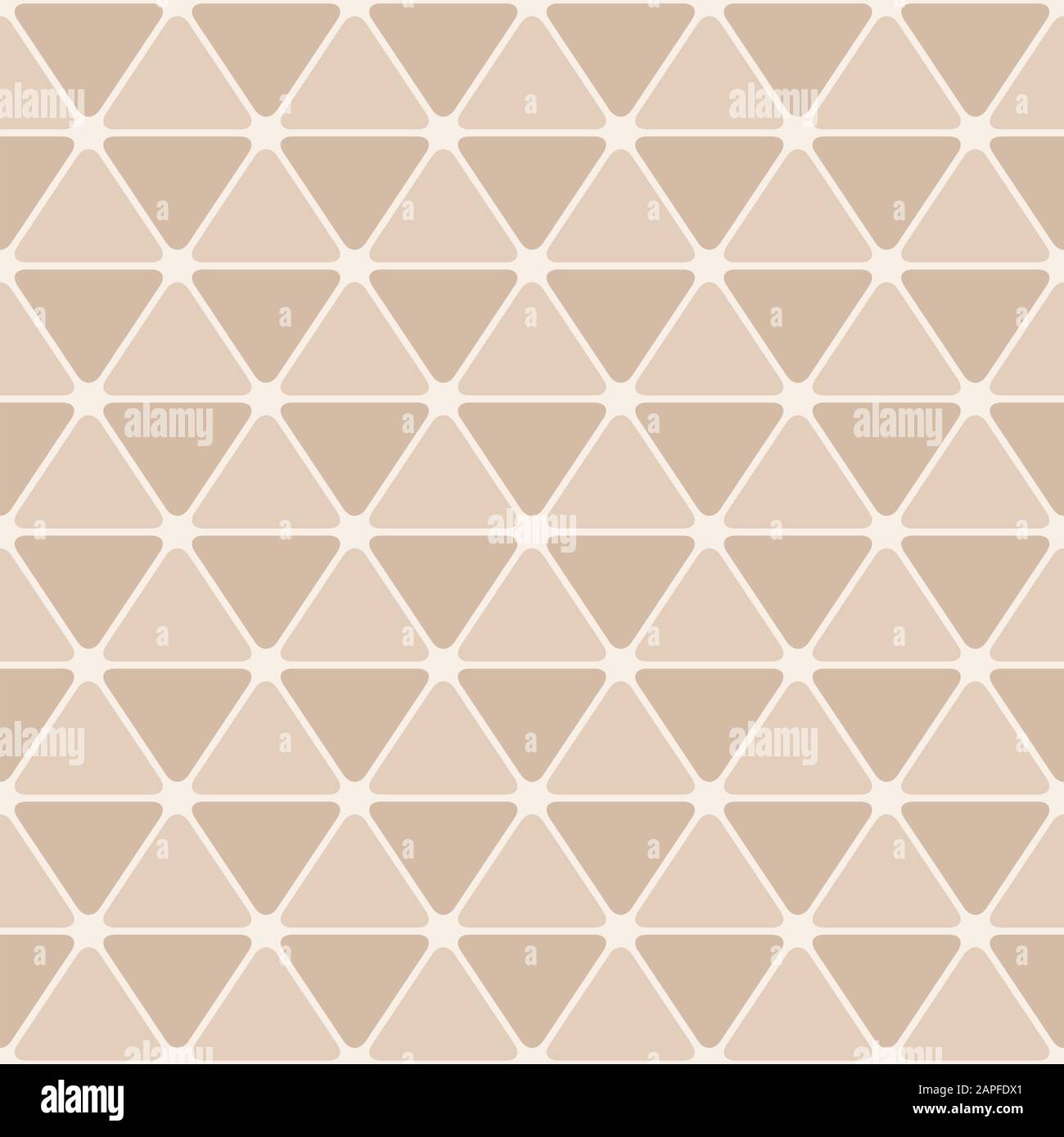 Abstract seamless rounded triangles pattern. Modern stylish geometric ...