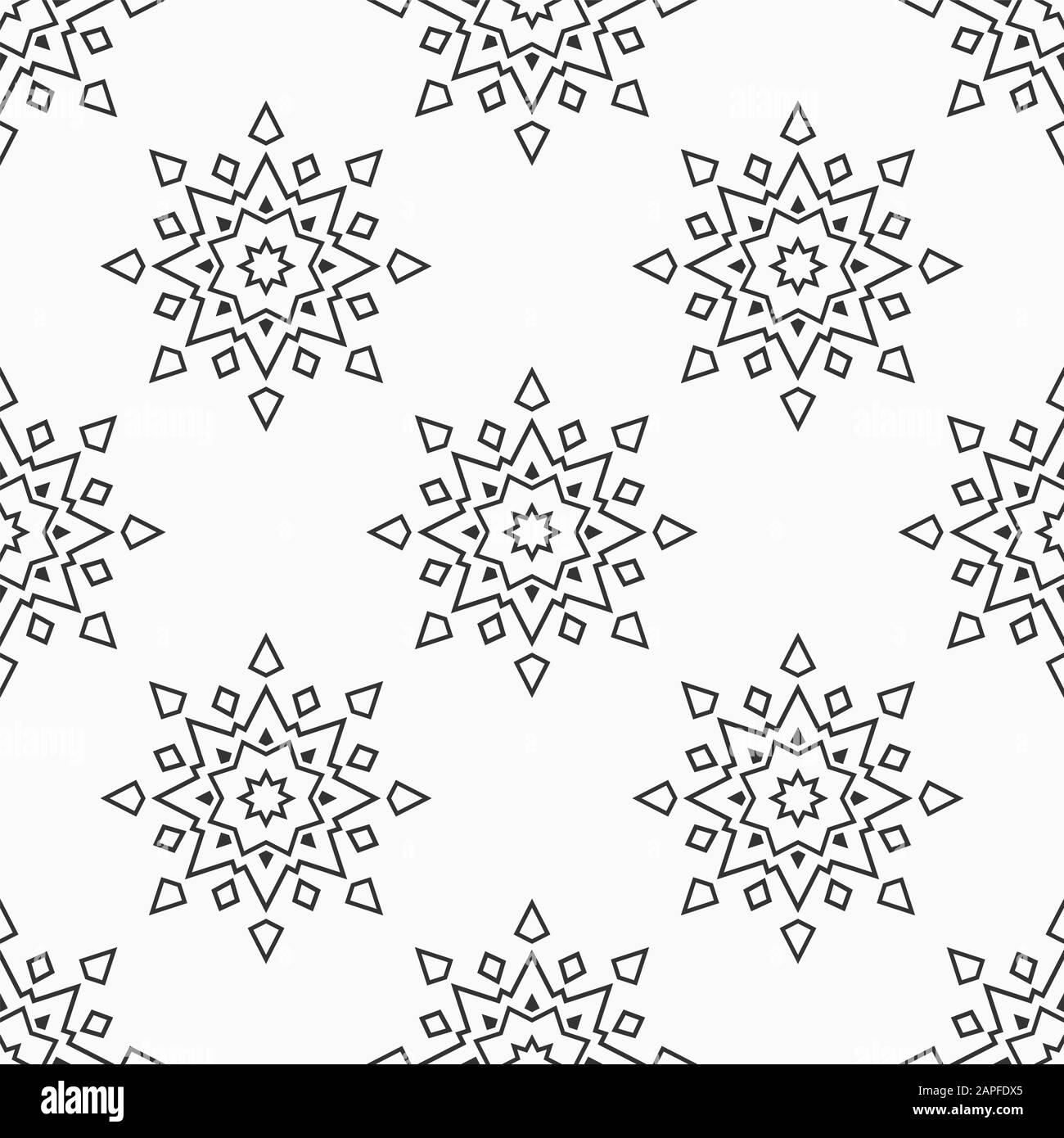 Eight pointed star Black and White Stock Photos & Images - Alamy