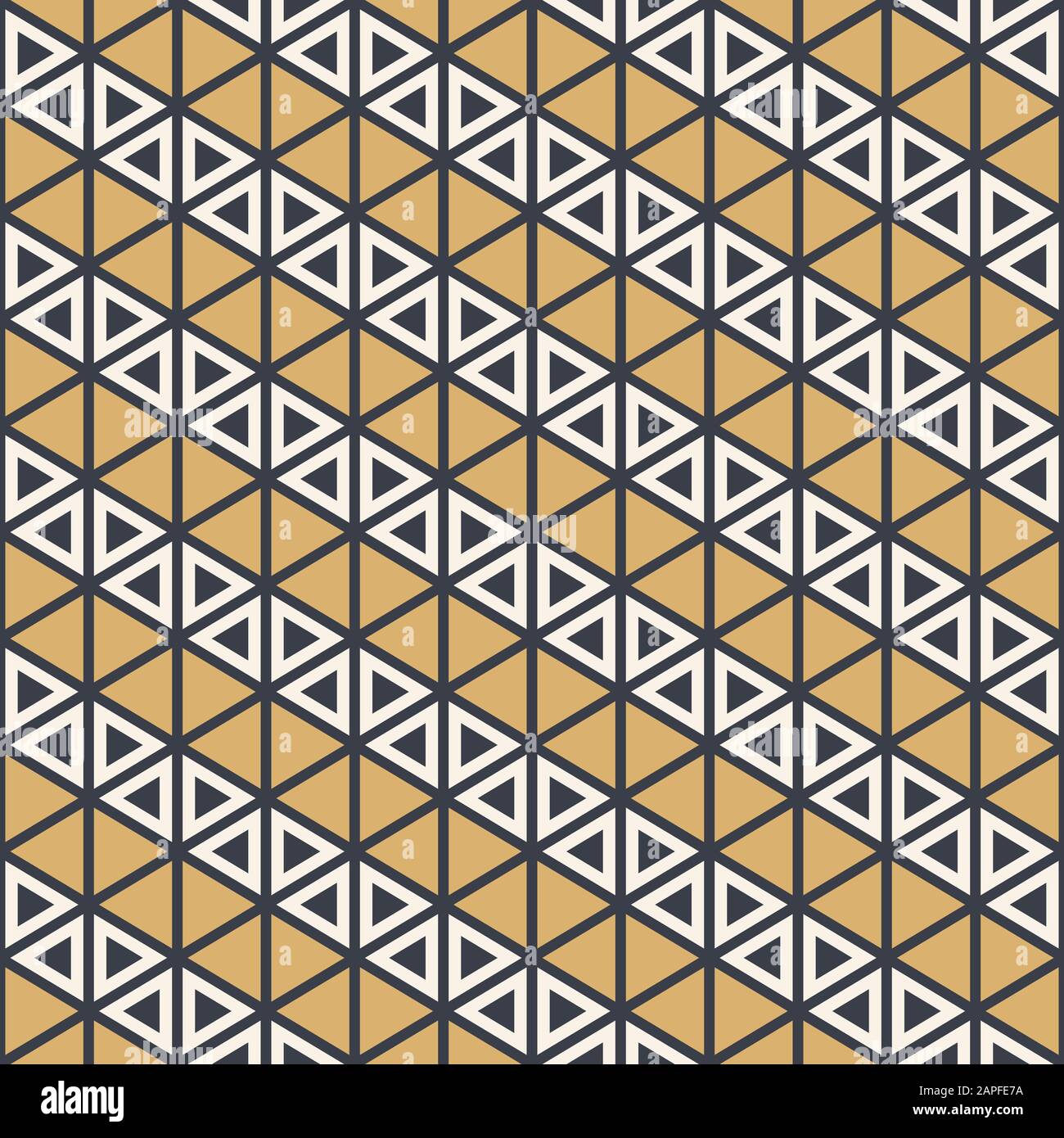 Vector seamless pattern of triangles. Modern stylish texture. Repeating geometric triangle tiles ...