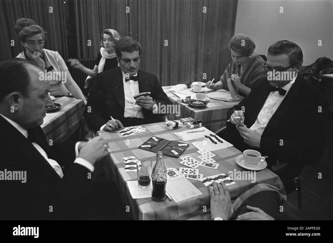 Bridge demonstration of Omar Sharif in RaII Date: December 9, 1967 ...