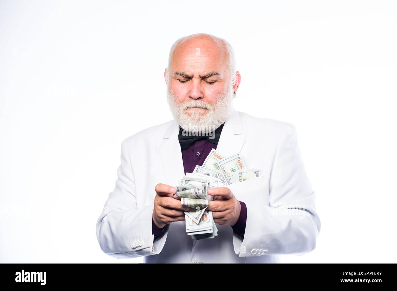 Wealth and rich. business success. Richness. successful businessman ...