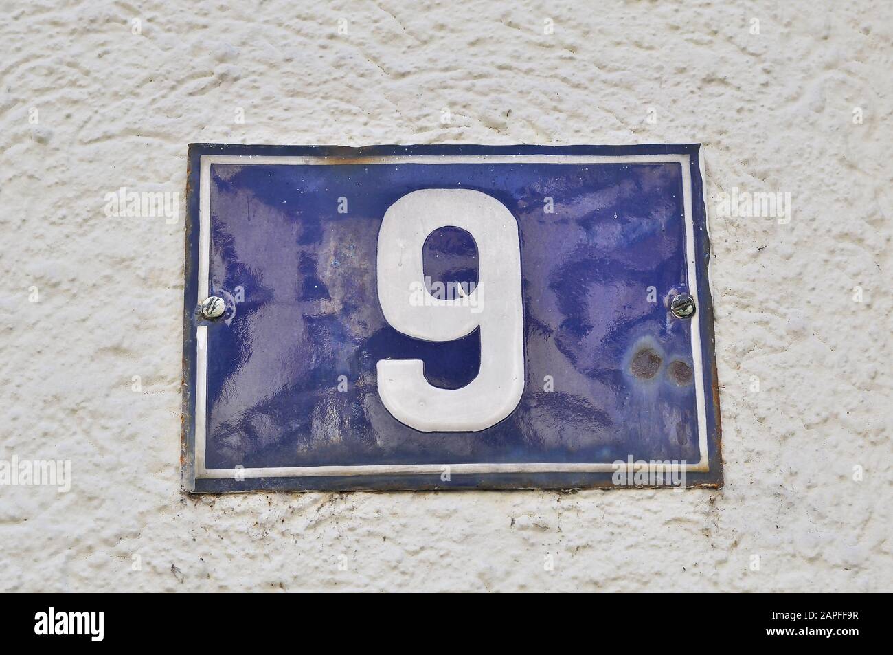 House number plaque hi-res stock photography and images - Alamy