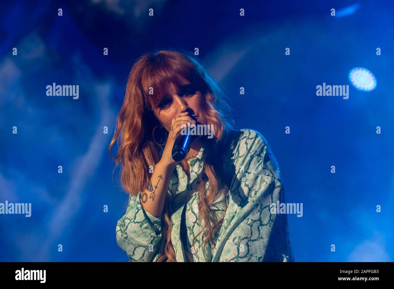 FARO, PORTUGAL: 7th SEPTEMBER, 2019 - Pop Rock band, Carolina Deslandes ...