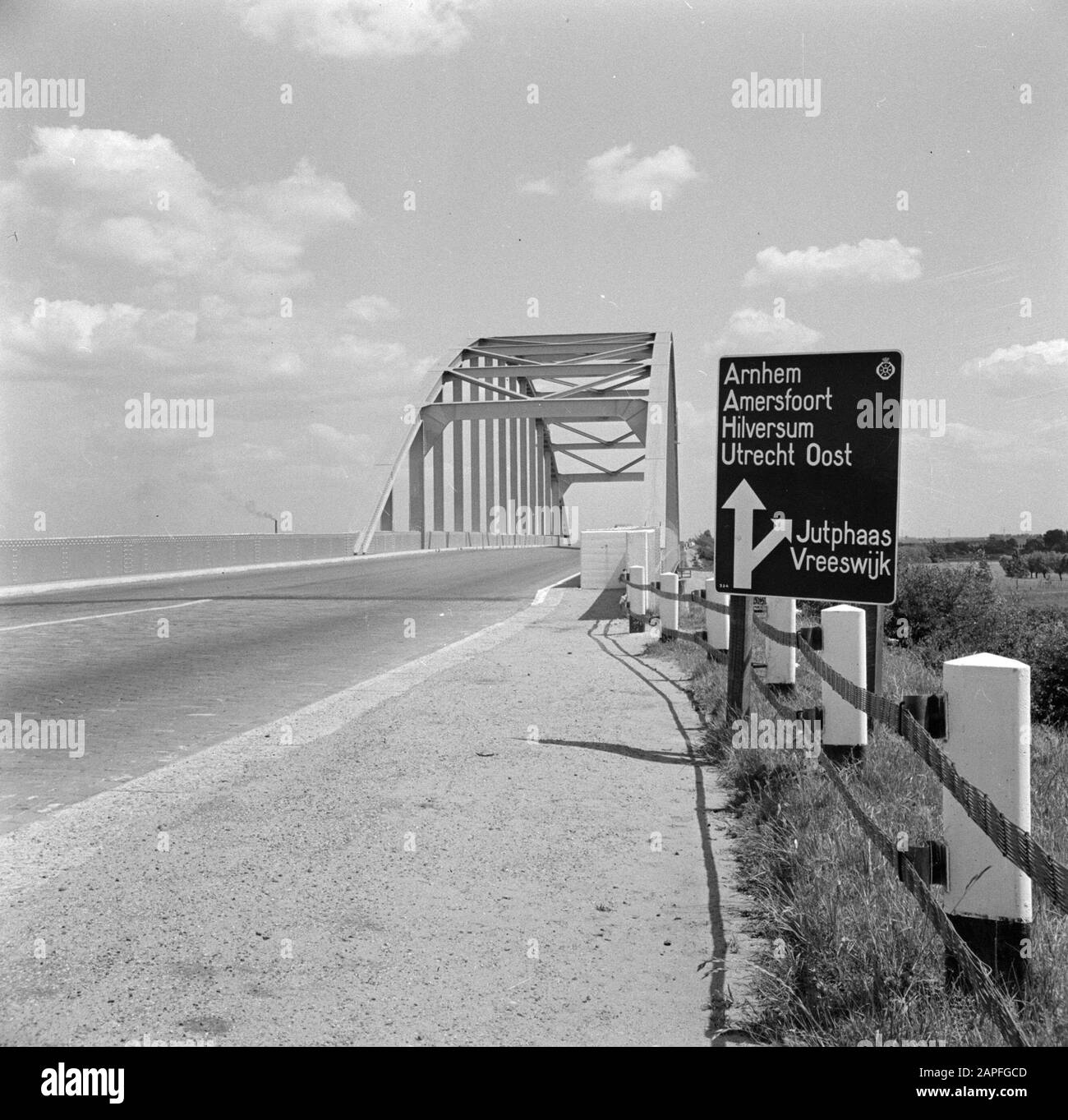 Rhine bridge netherlands Black and White Stock Photos & Images - Alamy