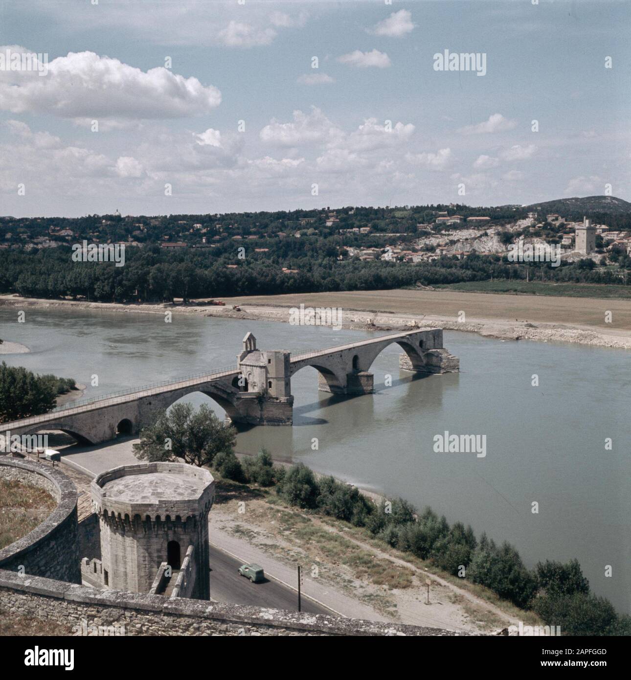 Journey to France Description: Bridge St-Benézet in Avignon Date: 1960 ...