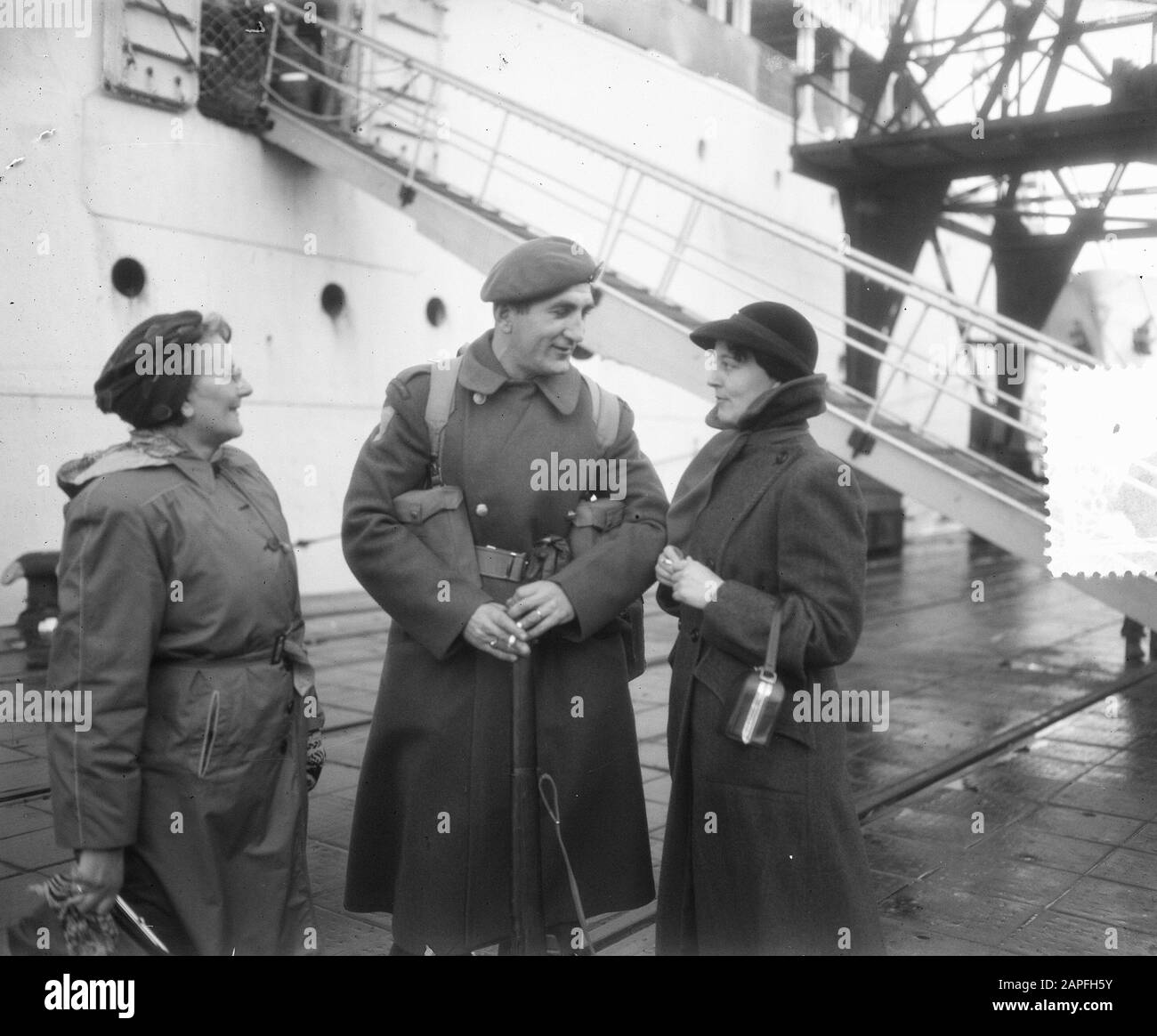 Canadian land troops for the Atlantic army of General Eisenhower ...