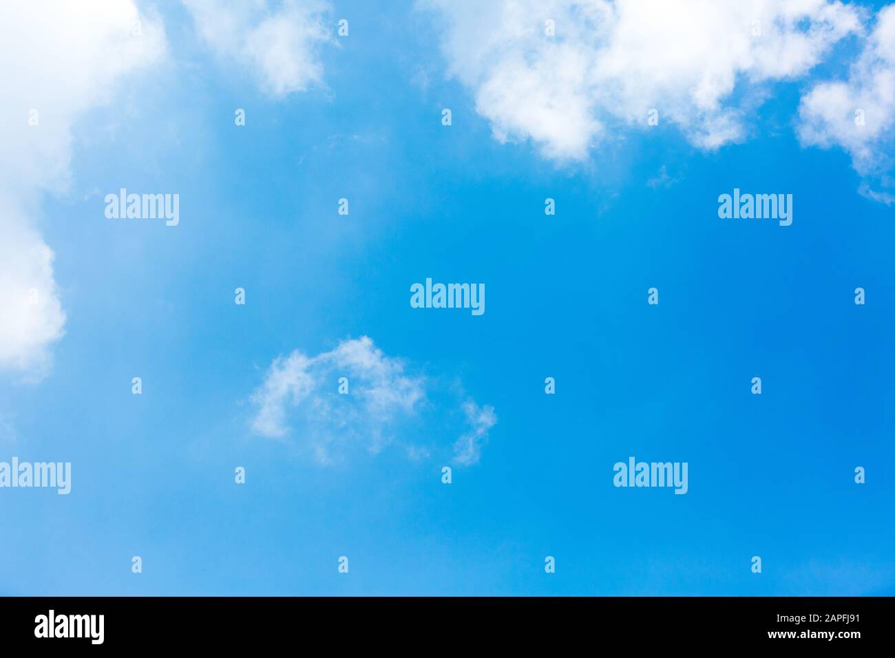 Cloud background, beautiful blue sky with white clouds 073 Stock Photo - Alamy