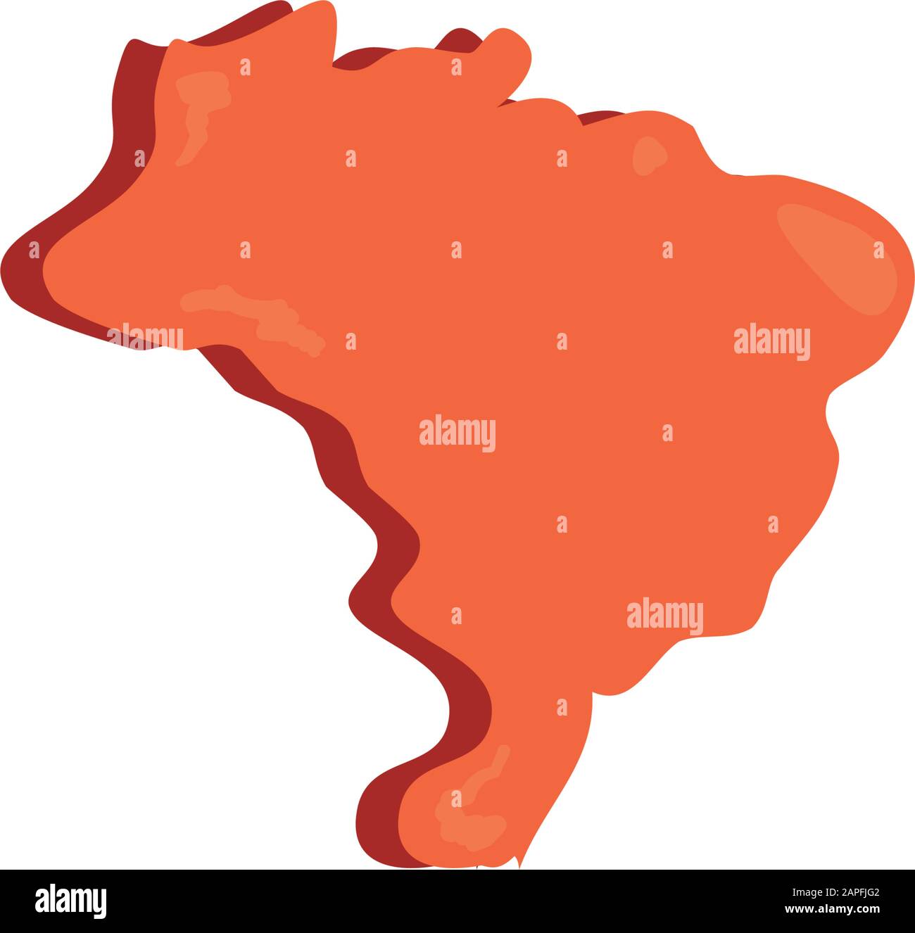 Brazil map design, Culture tourism brazilian travel south latin america ...