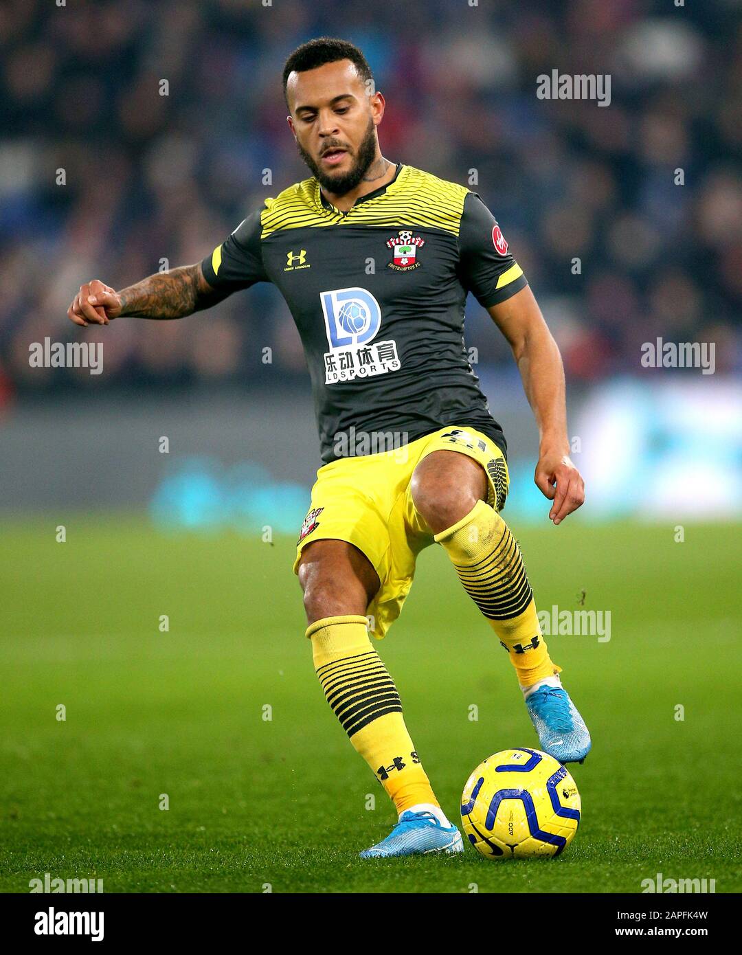 Southampton's Ryan Bertrand in action during the Premier League match ...