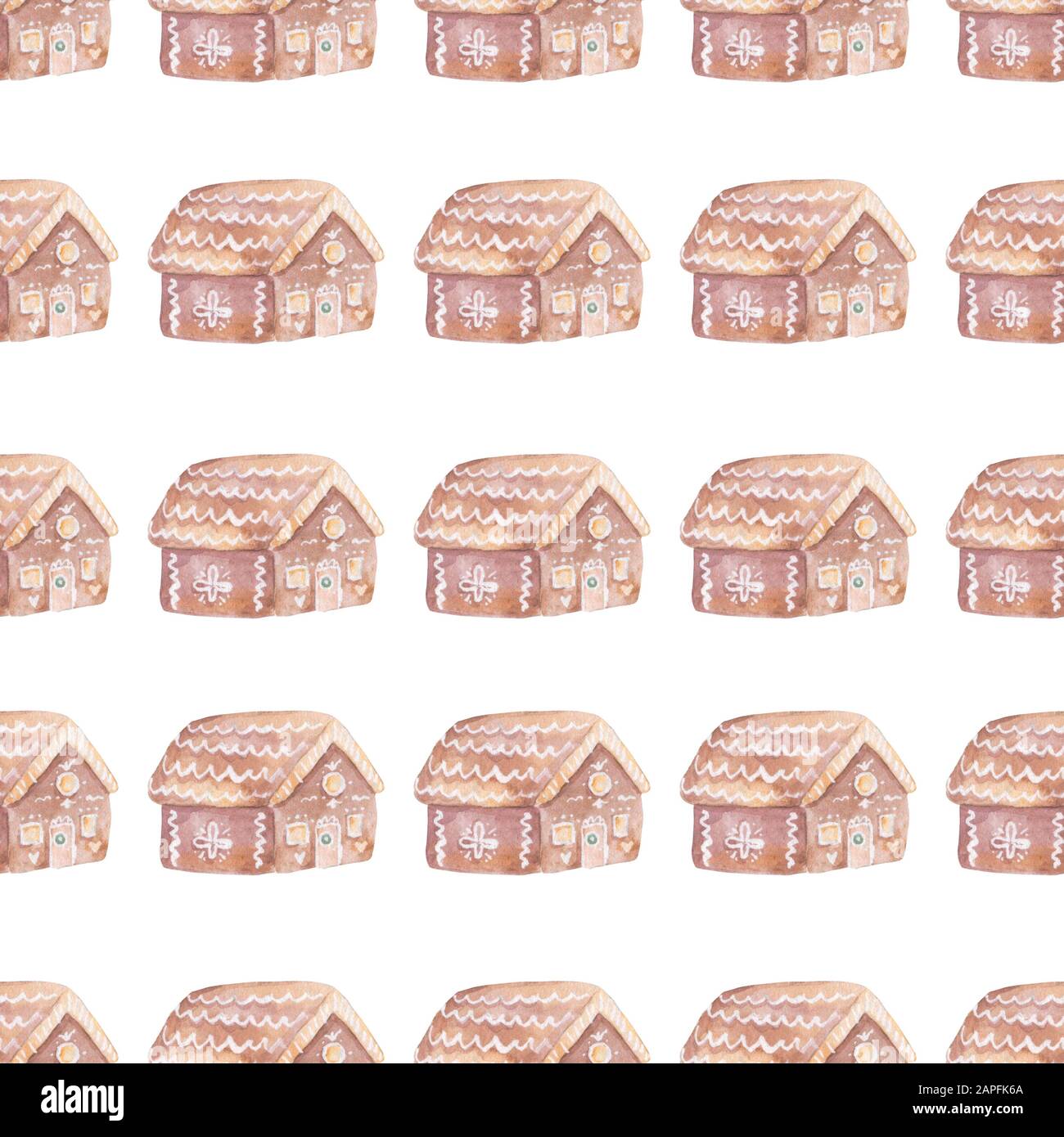 Gingerbread Houses Illustration High Resolution Stock Photography and ...