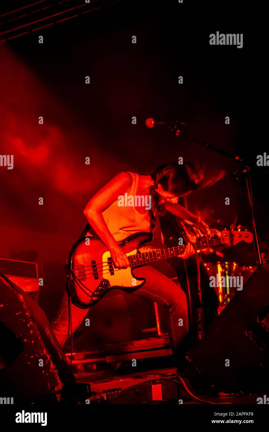 FARO, PORTUGAL: 7th SEPTEMBER, 2019 - Linda Martini heavy rock band ...