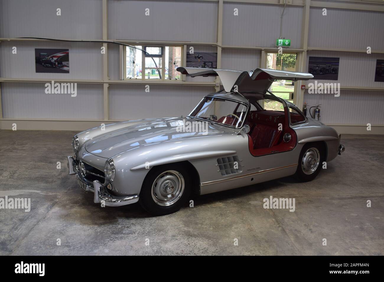 Classic Mercedes 300SL Gullwing front side view Stock Photo - Alamy