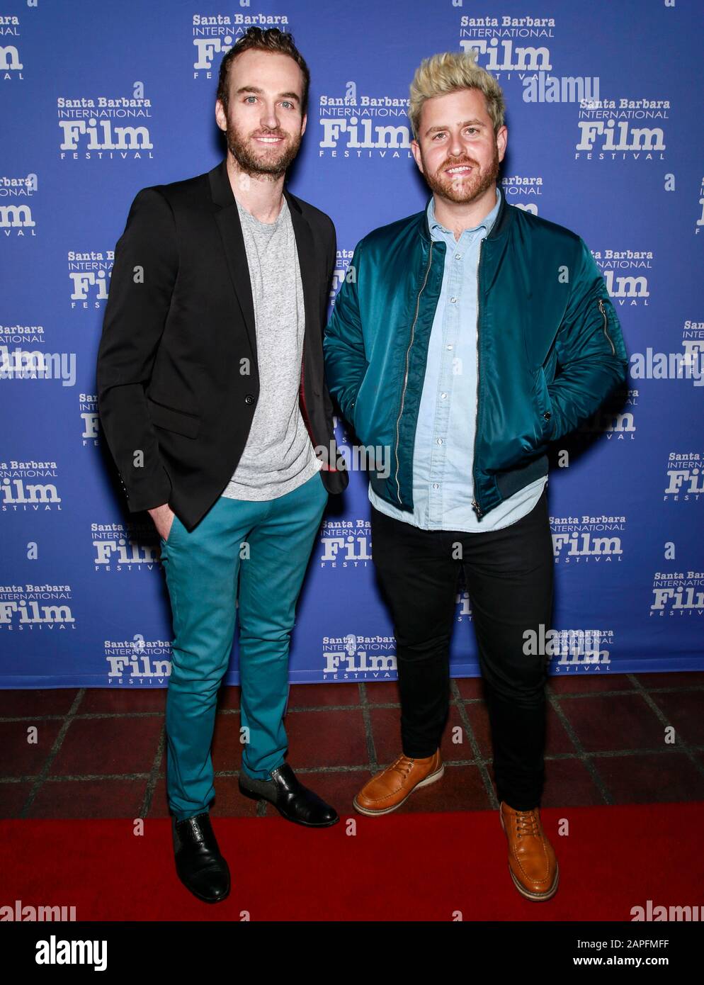 Santa Barbara, CA - Jan 22, 2020: Zack Gold and Scott Brown attend the ...
