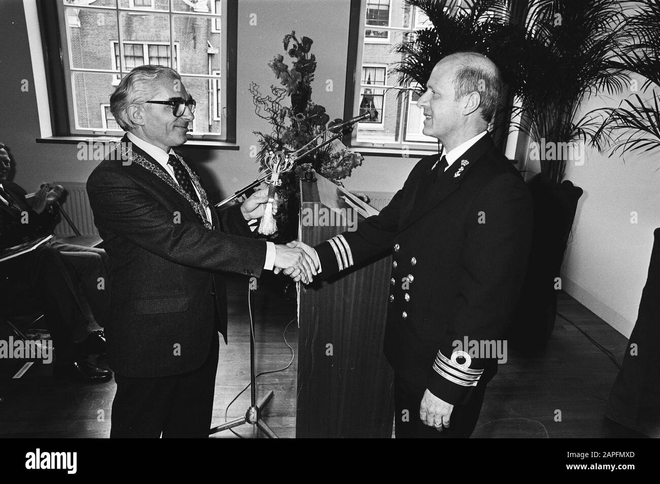 Burgemeester Polak opens West-Indian Huis on Haarlemmerstraat, Polak ...