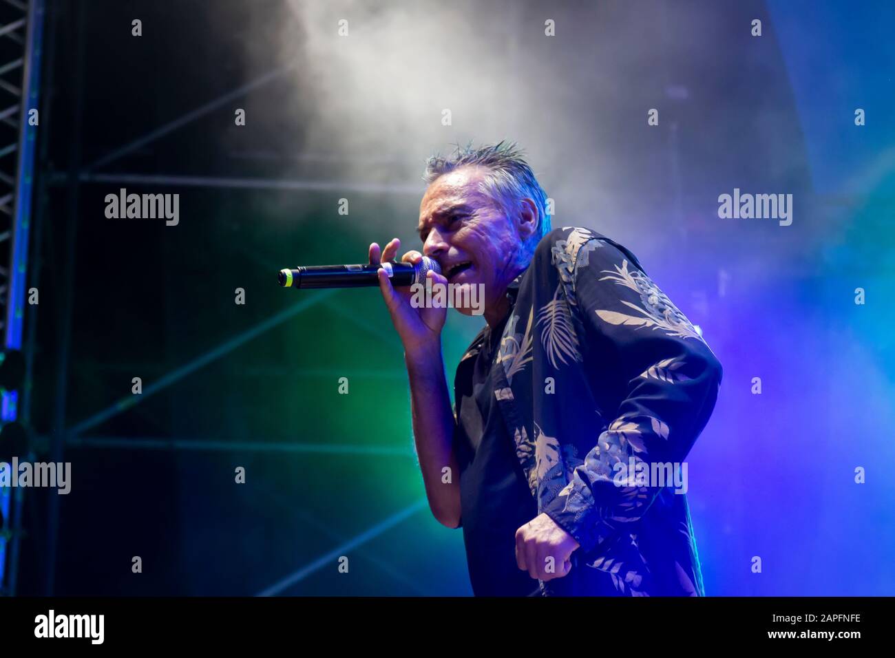 FARO, PORTUGAL: 7th SEPTEMBER, 2019 - Revenge of the 90s band, performs ...