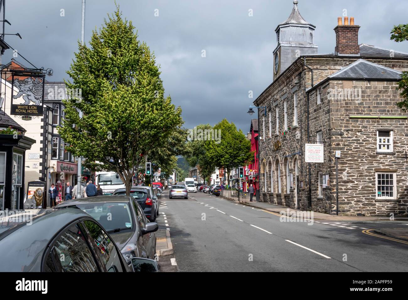 High Street, Bala, Wales Stock Photo - Alamy