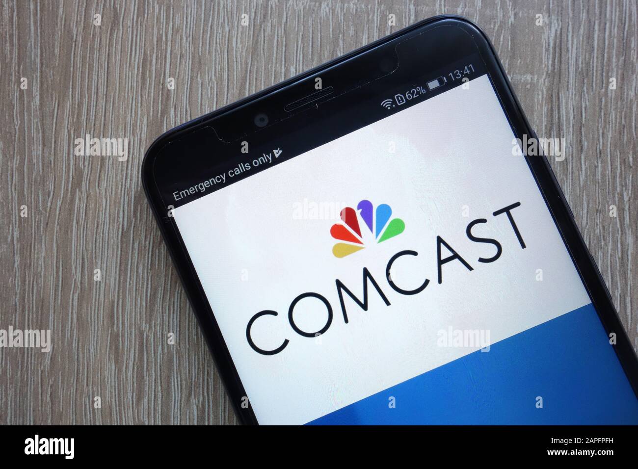 COMCAST website displayed on a modern smartphone Stock Photo - Alamy