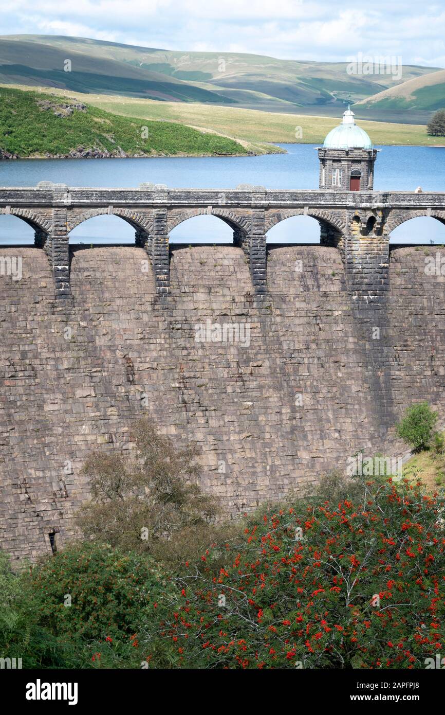 Craig Goch Dam, Elan Valley, Rhayader, Wales Stock Photo - Alamy
