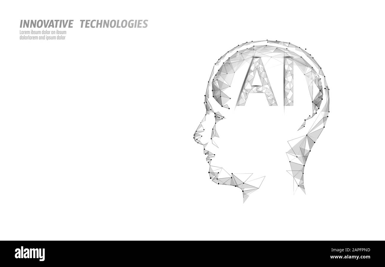 AI artificial intelligence robot support 3D. Virtual assistant voice recognition service ...