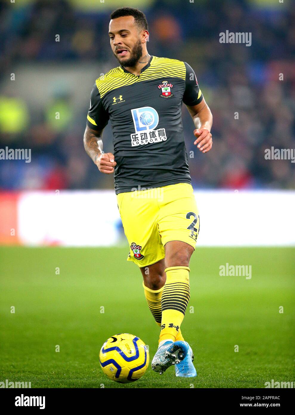 Southampton's Ryan Bertrand in action during the Premier League match ...