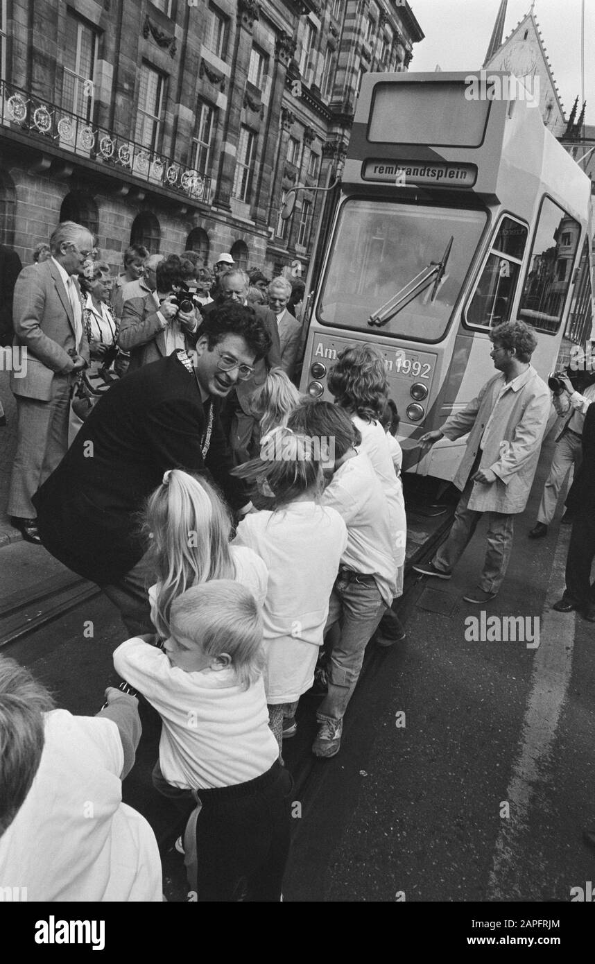 Mayor van thijn unveils Black and White Stock Photos & Images - Alamy