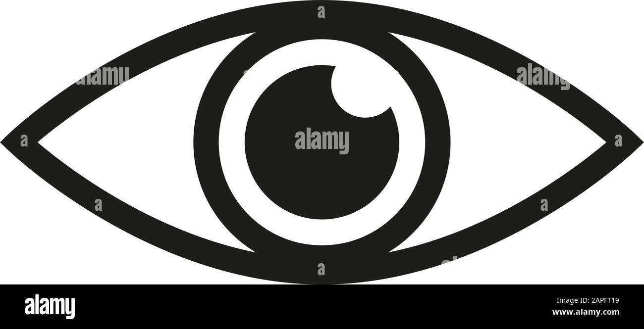 Eye icon. Look and Vision icon. Eye vector icon Stock Vector Image ...