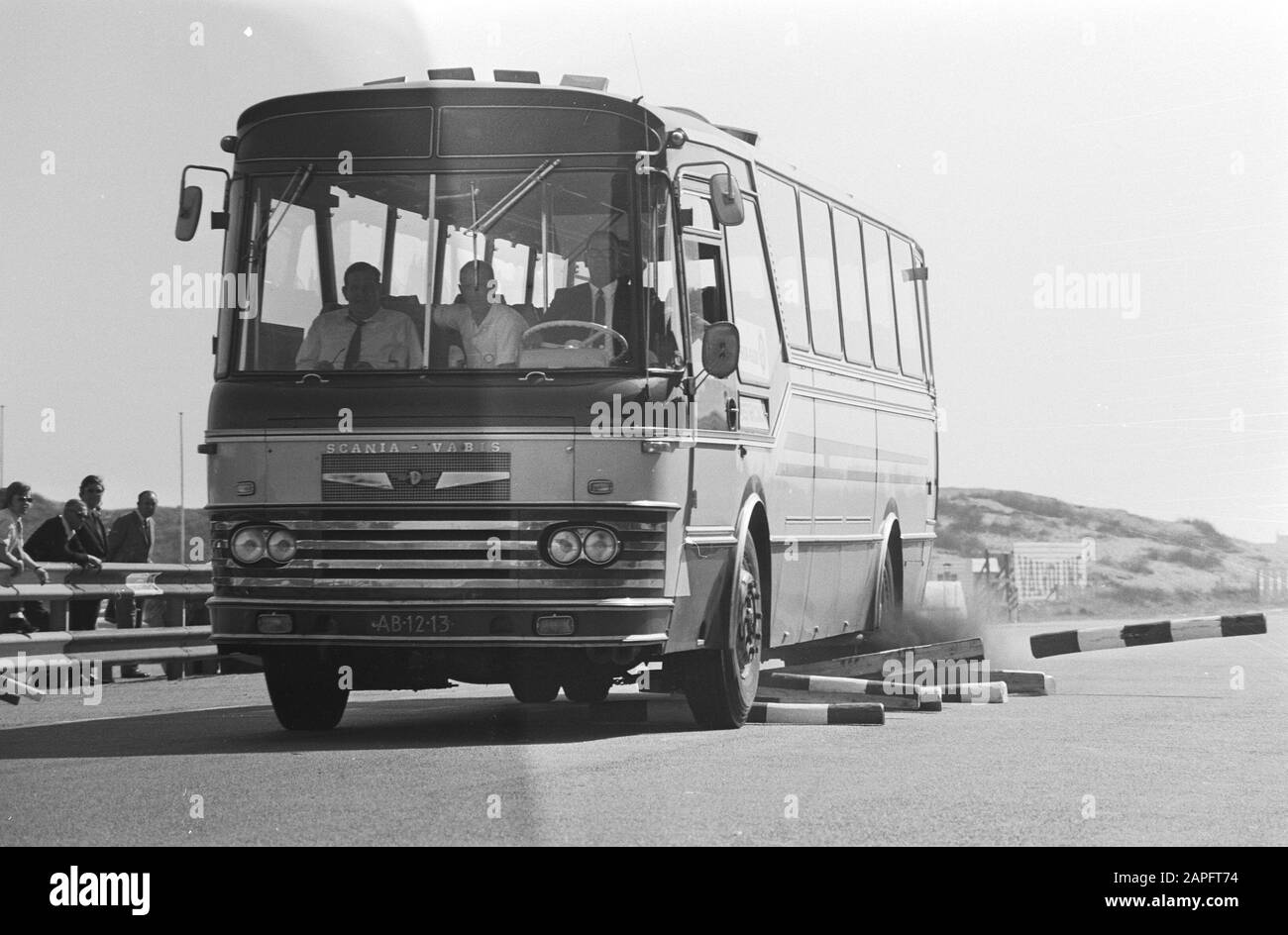 Bus guide Black and White Stock Photos & Images - Alamy