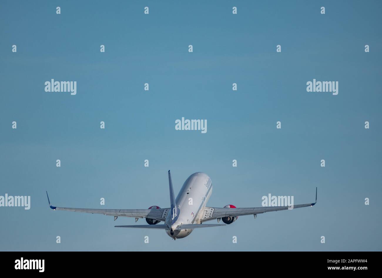 Sas airplane view hi-res stock photography and images - Alamy