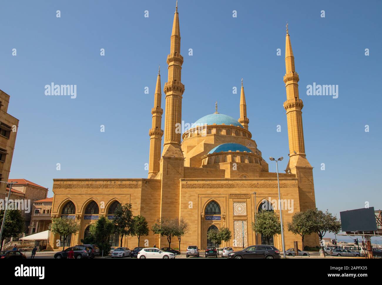 Beirut, Lebanon - built on an old preyer corner, the Mohammad Al-Amin ...