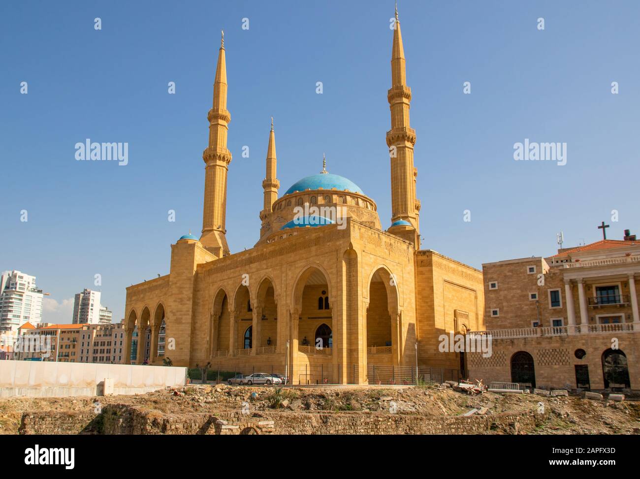 Beirut, Lebanon - built on an old preyer corner, the Mohammad Al-Amin ...