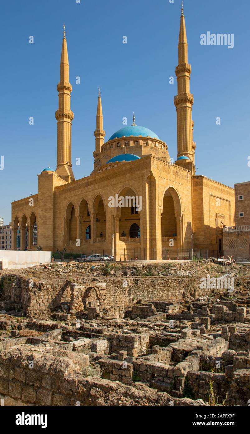 Beirut, Lebanon - built on an old preyer corner, the Mohammad Al-Amin ...