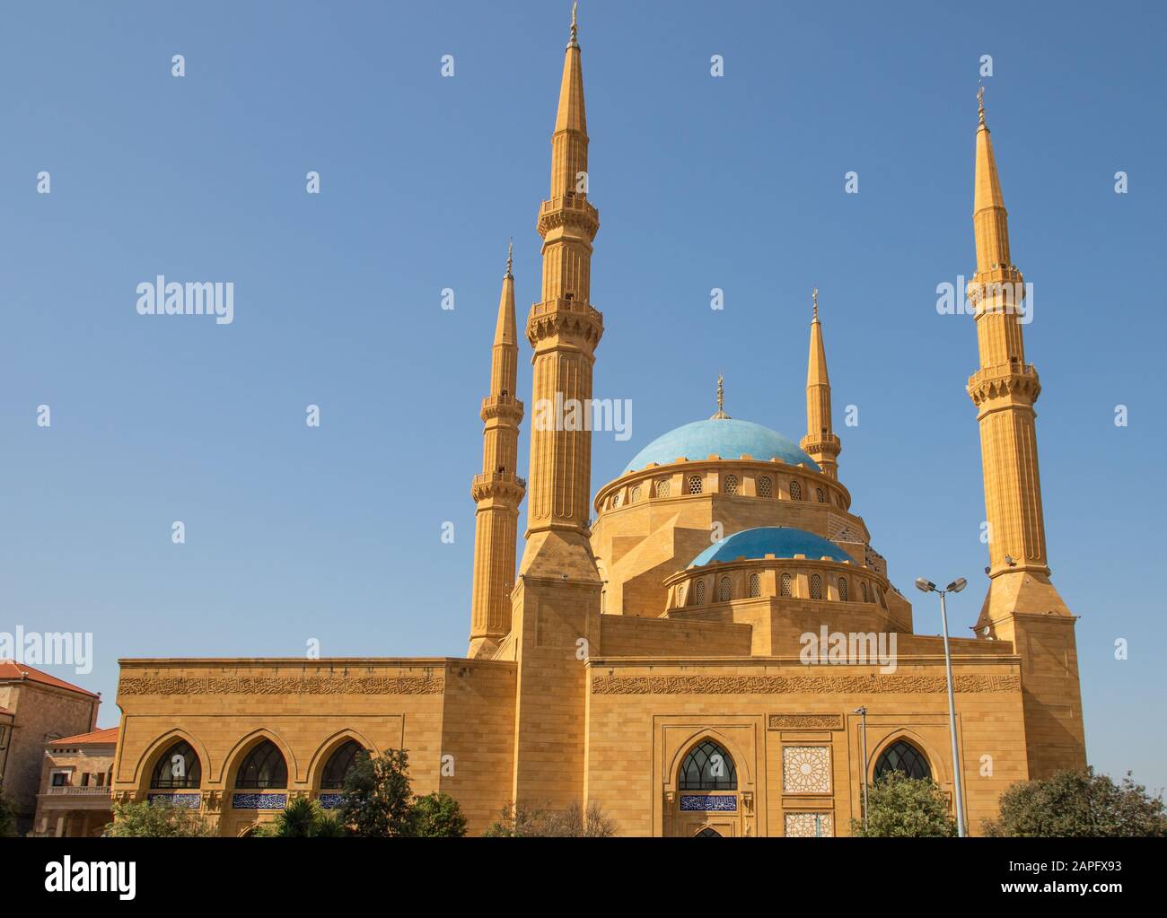 Beirut, Lebanon - built on an old preyer corner, the Mohammad Al-Amin ...