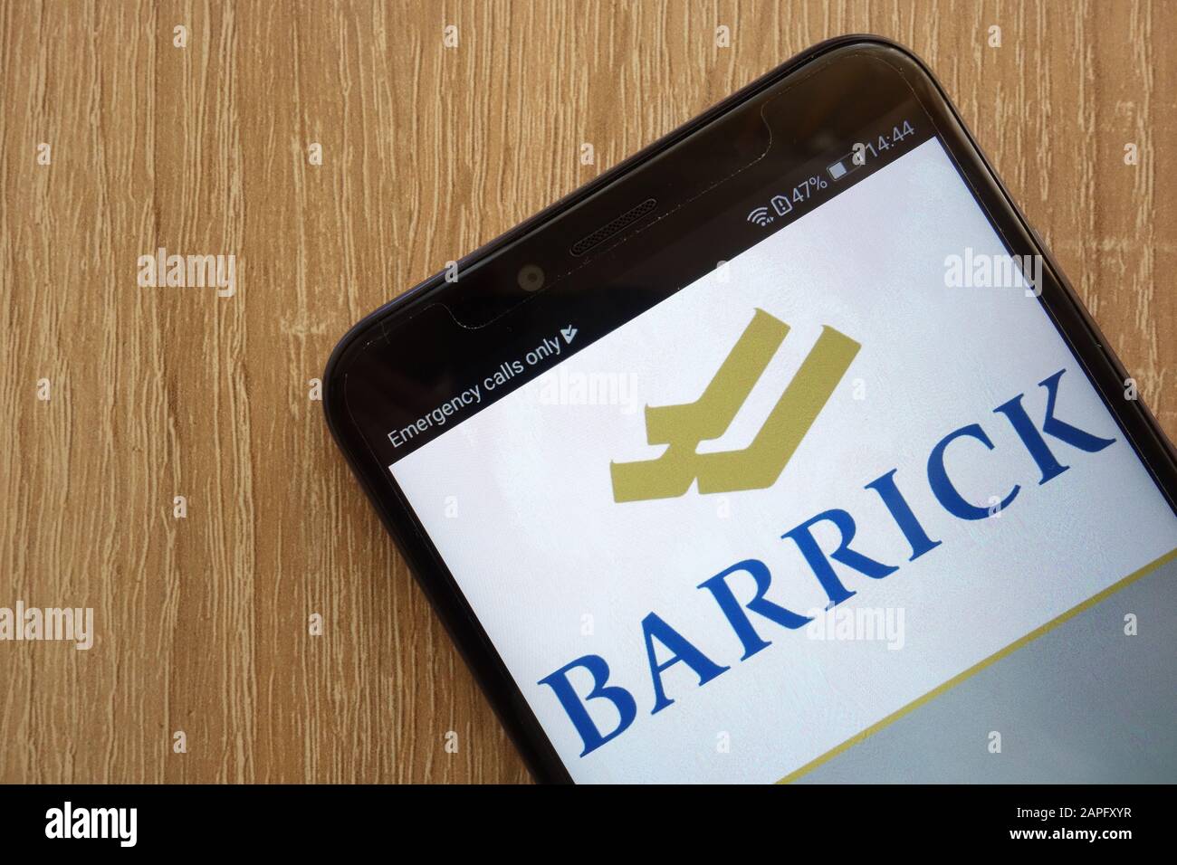Barrick logo hi-res stock photography and images - Alamy