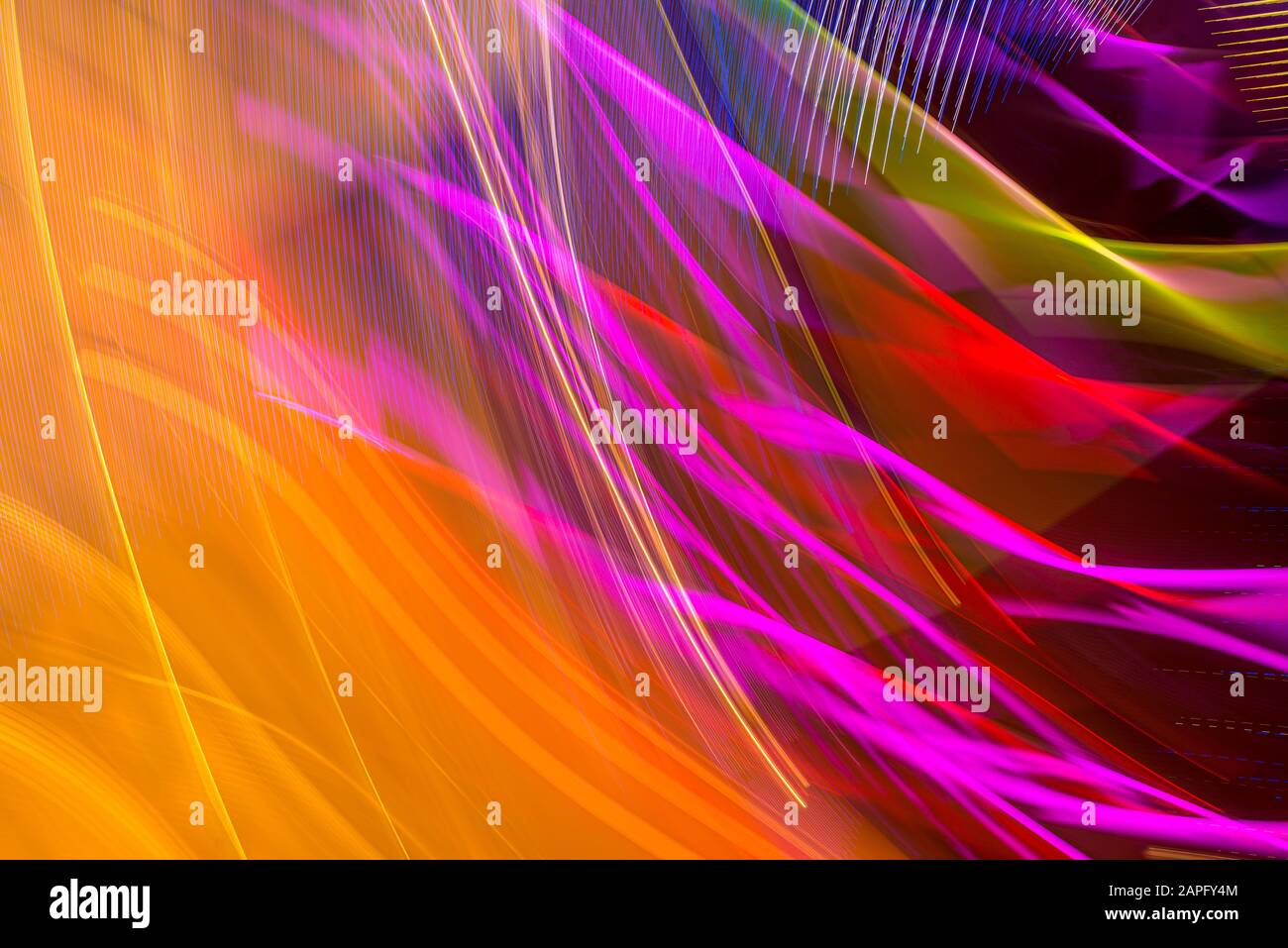 Abstract background created using a long exposure time and multicolored ...