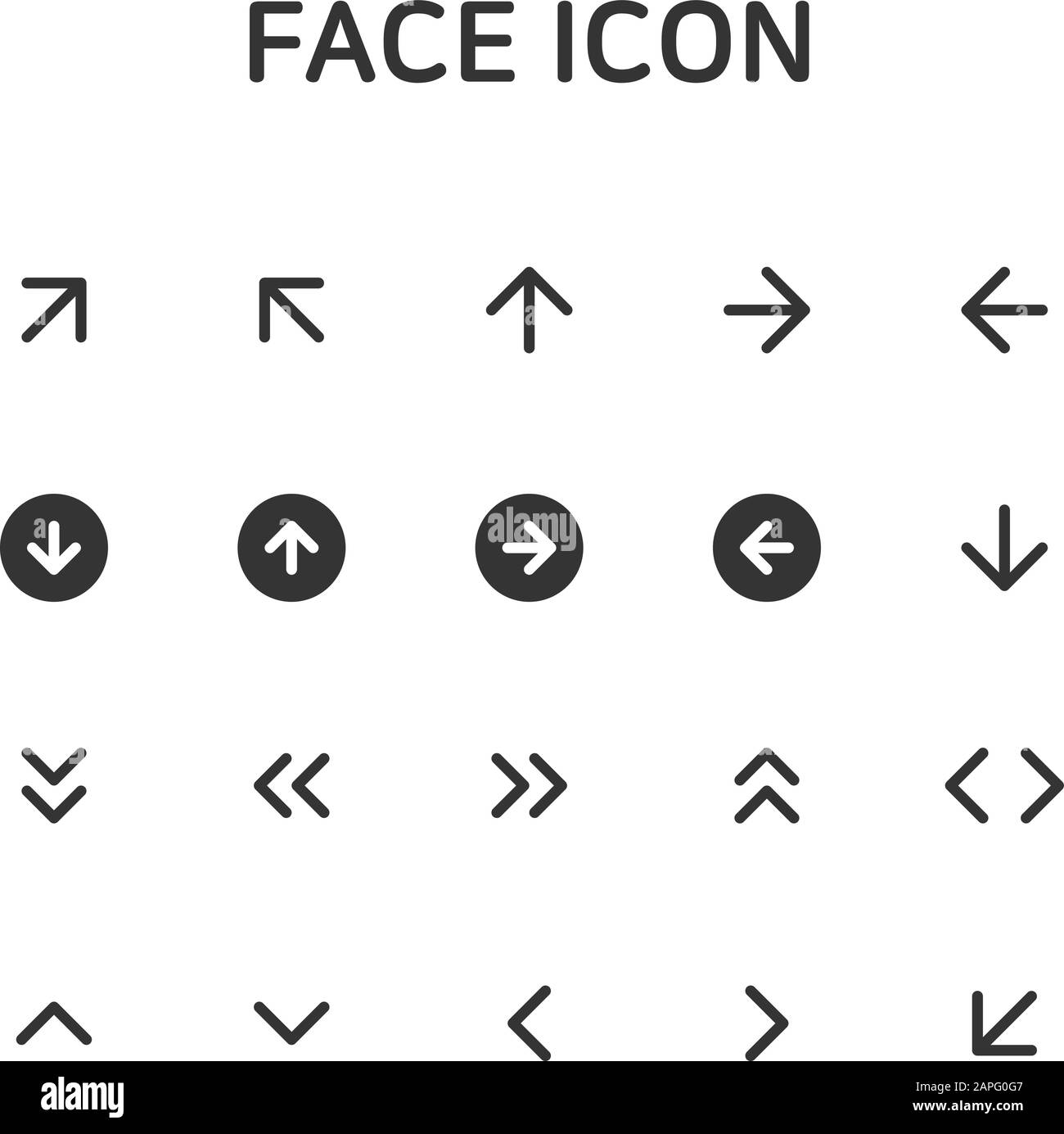 Simple Set of Line Icons illustration 035 Stock Vector Image & Art - Alamy