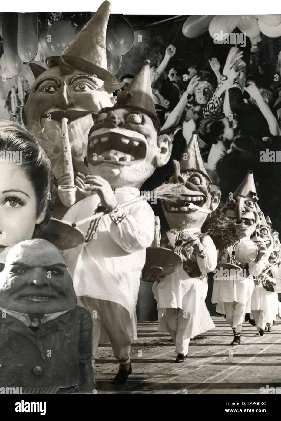 Carnival, costumed parties. Carnival: Parade of Fools, Netherlands 1938 ...