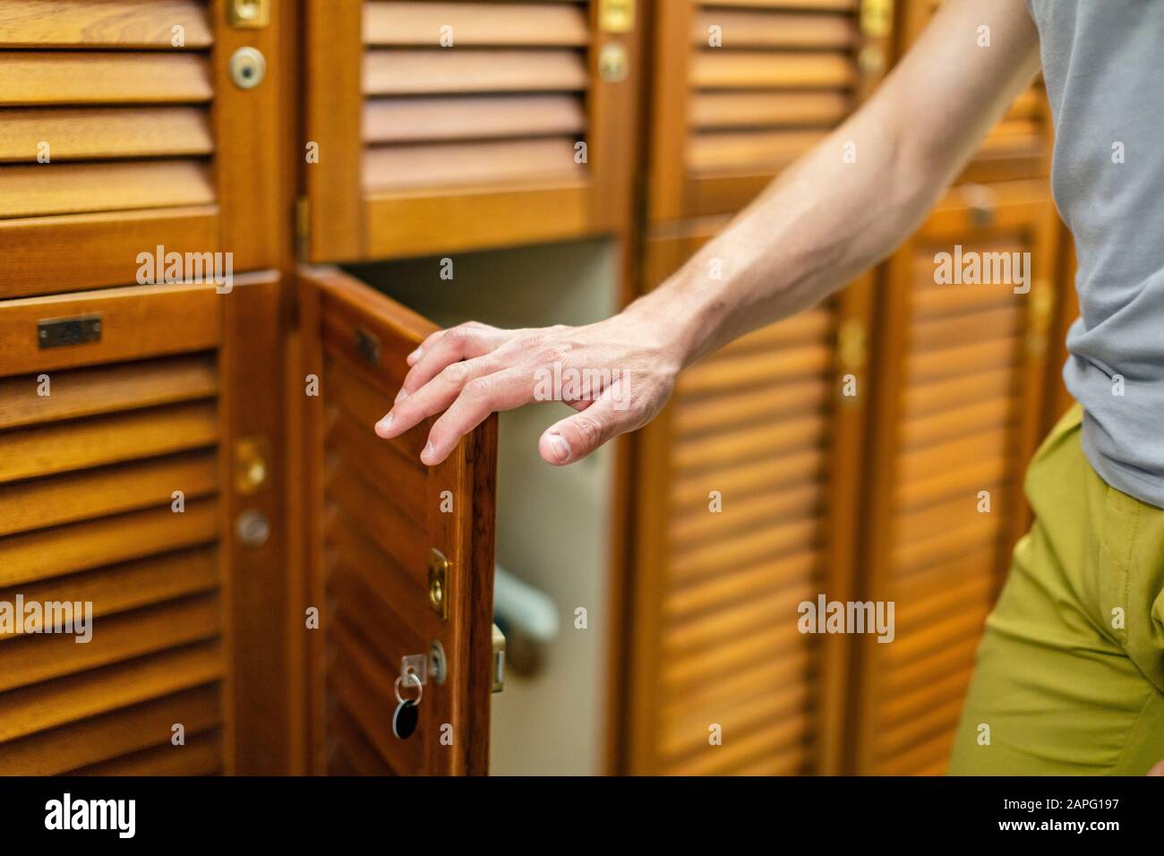 Locker door hi-res stock photography and images - Alamy