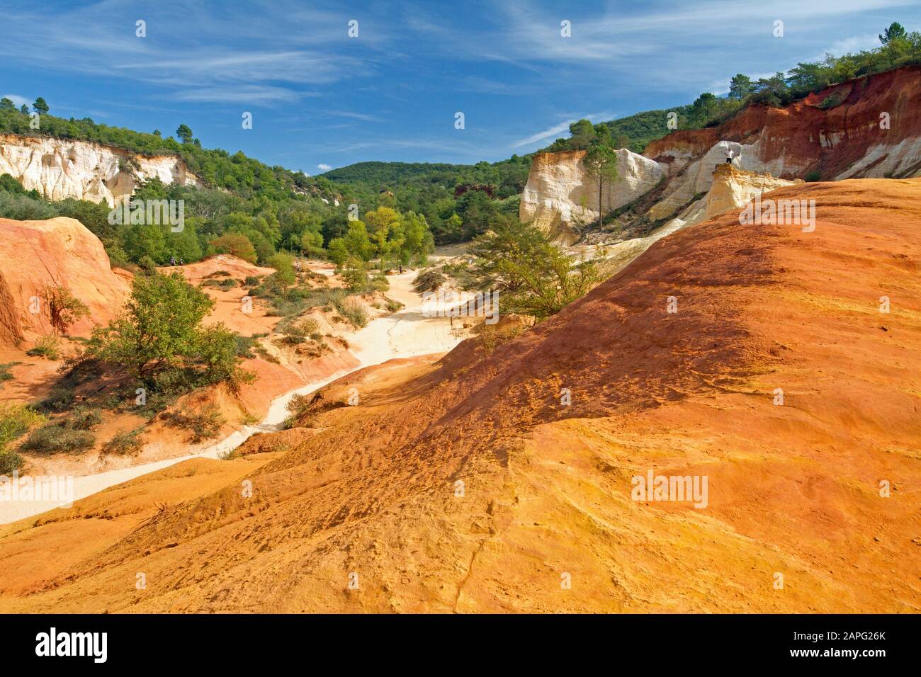 Colorado Provencal, Rustrel, Vaucluse, France Stock Photo - Alamy