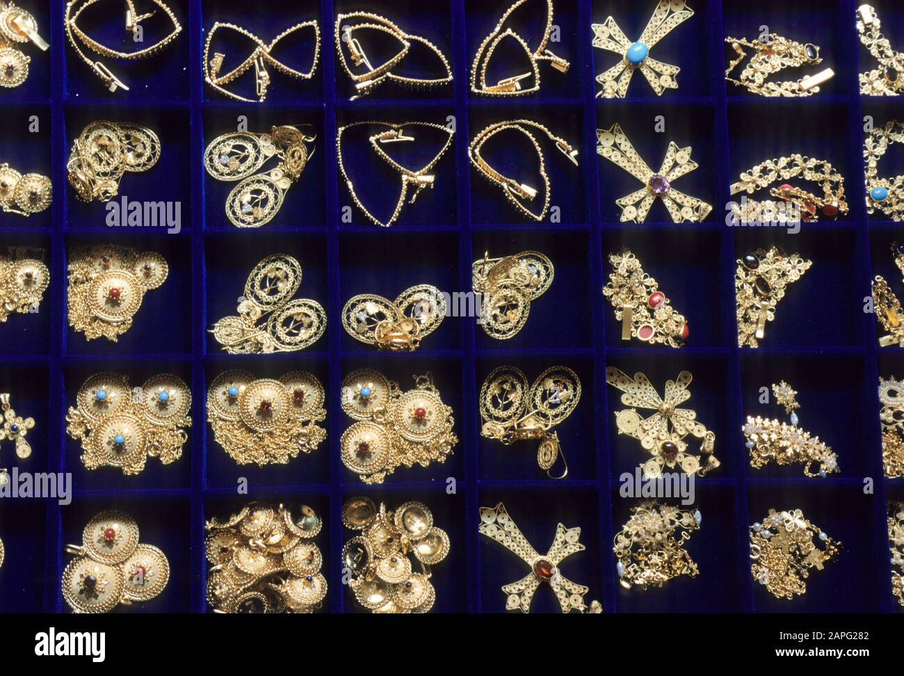 Sardinian jewelry, bosa Stock Photo - Alamy