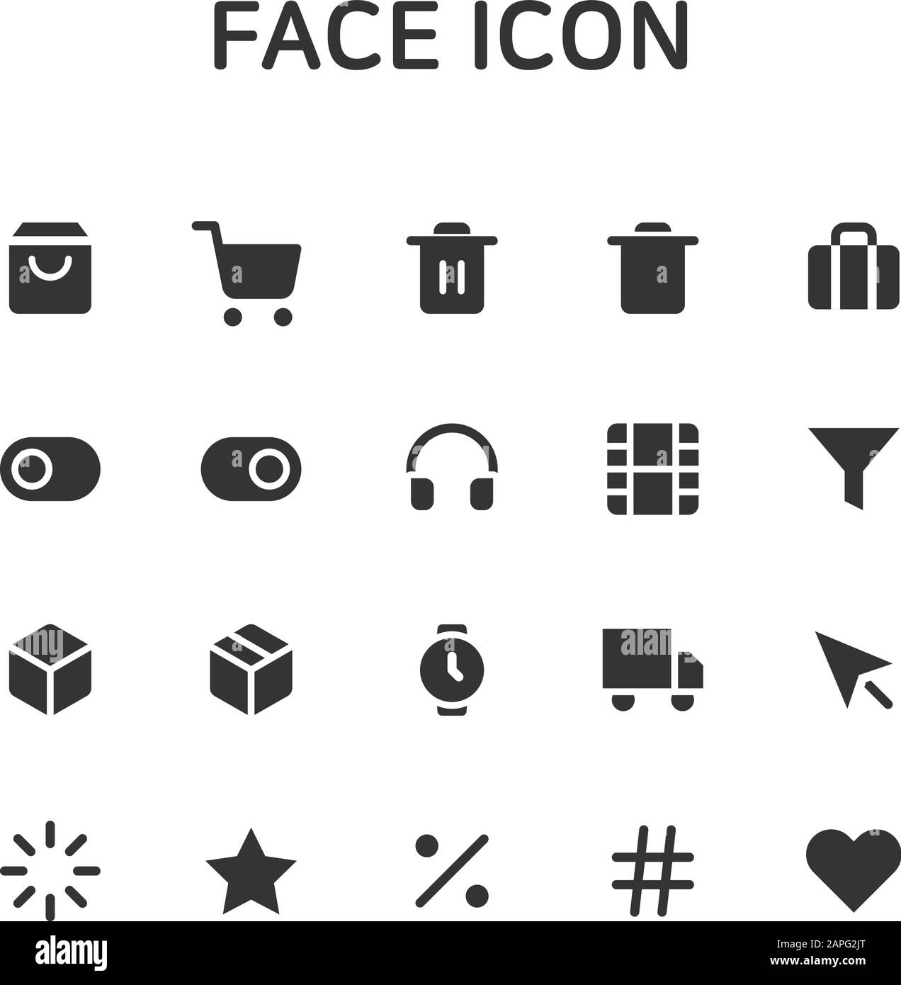 Simple Set of Line Icons illustration 038 Stock Vector Image & Art - Alamy