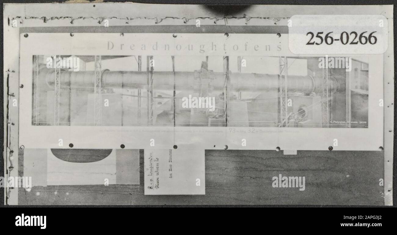 Cementoven of the Alsensche Portland Cementfabrik in Itzehoe (Schleswig ...