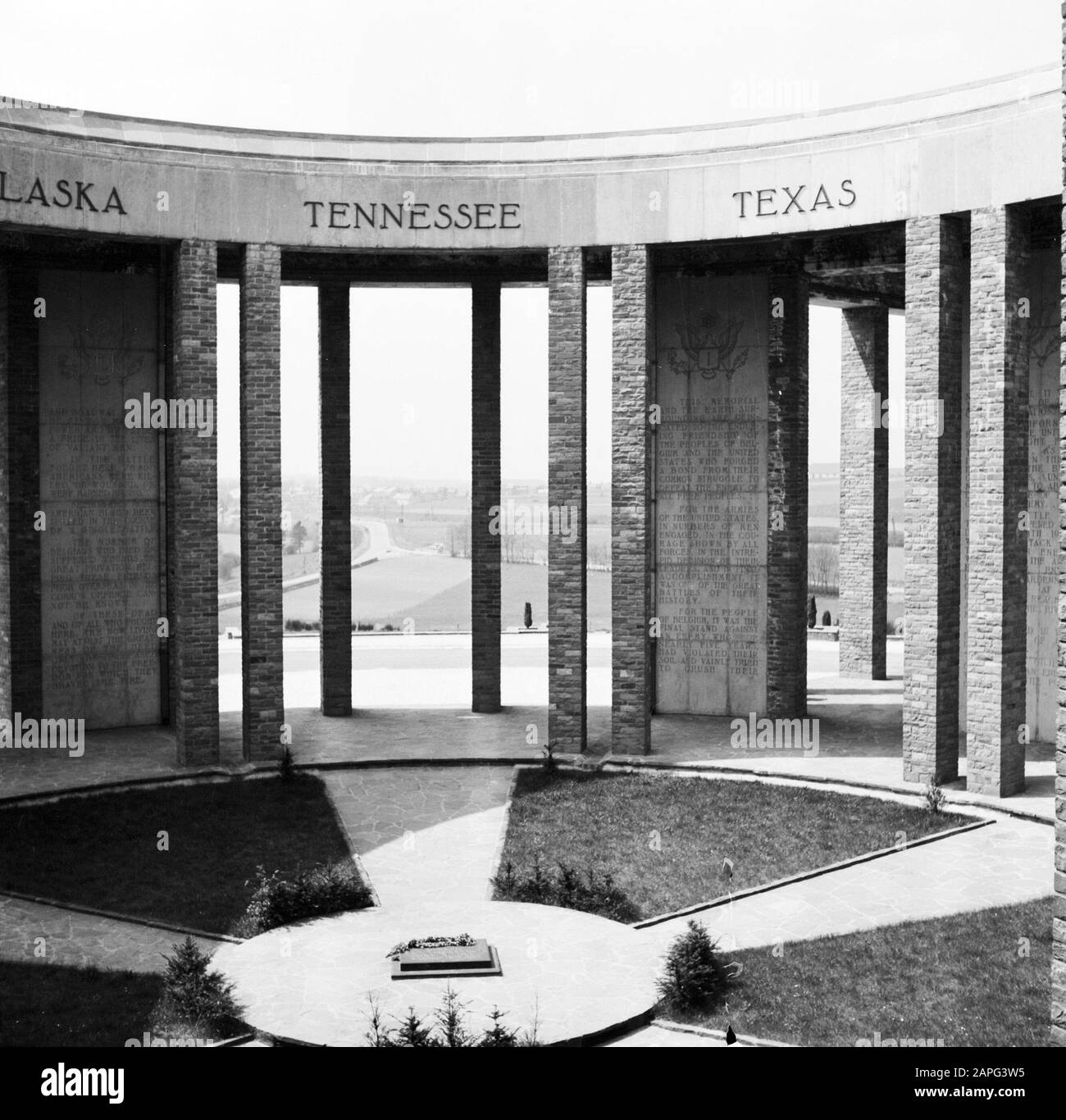 Mémorial du Mardasson, the USA War memorial in Bastogne, Belgium ...