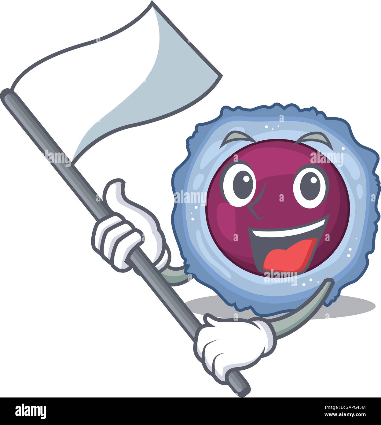 Destruction of white blood cell Stock Vector Images - Alamy