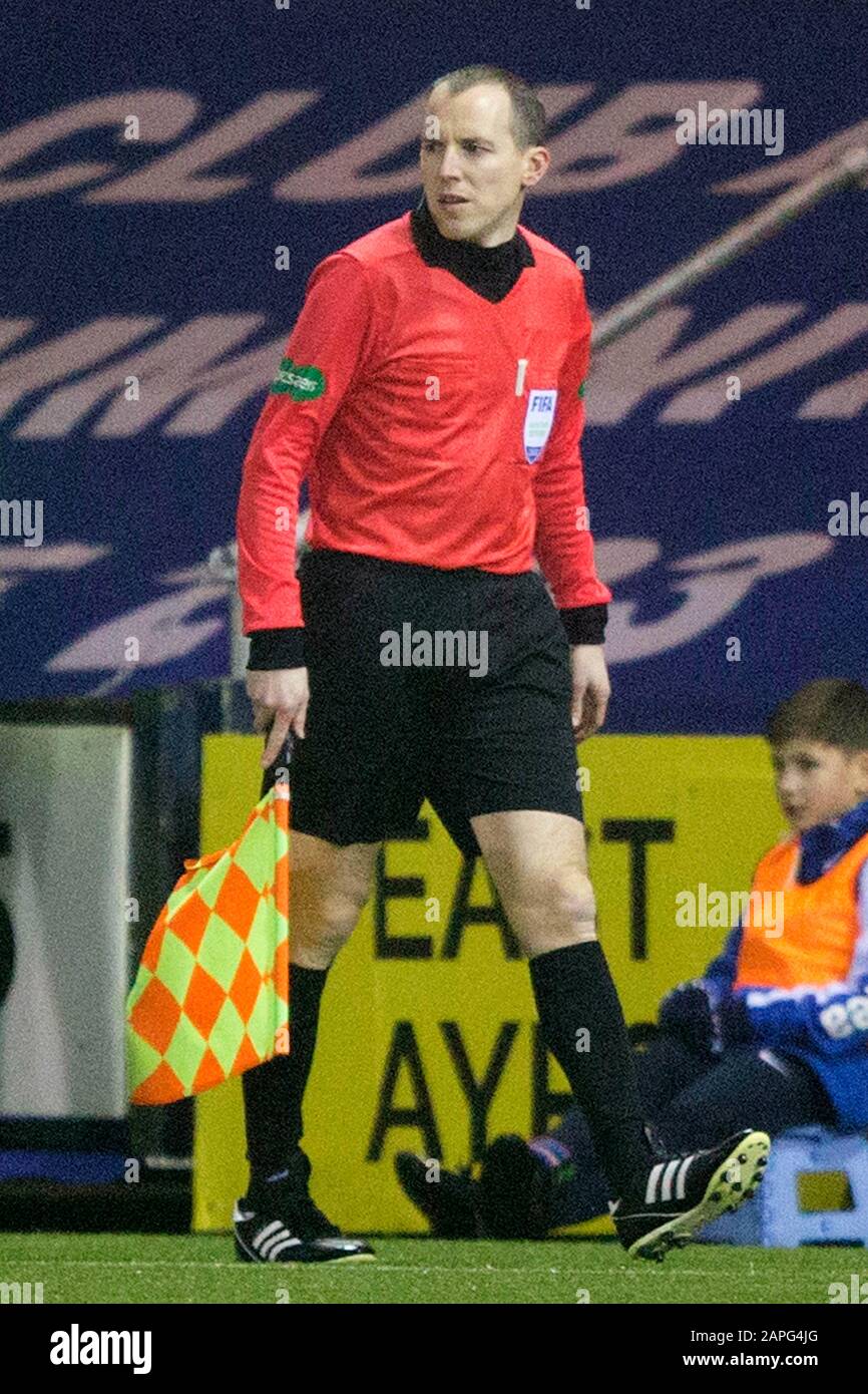 Assistant referee Sean Carr during the Ladbrokes Scottish Premiership ...