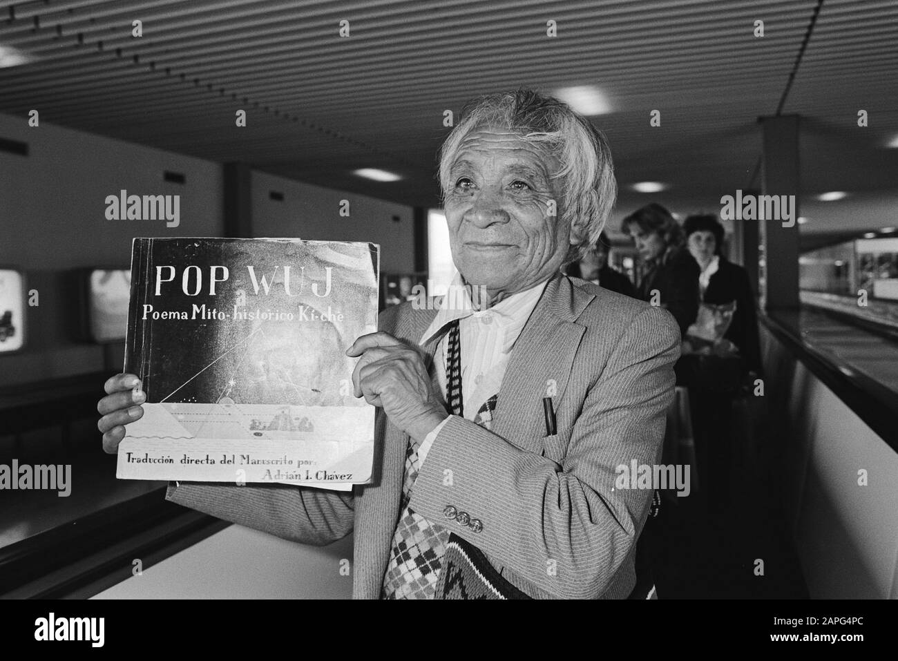 Arrival of Mayan Indian Don Adrian Ines Chavez from Guatemala at ...