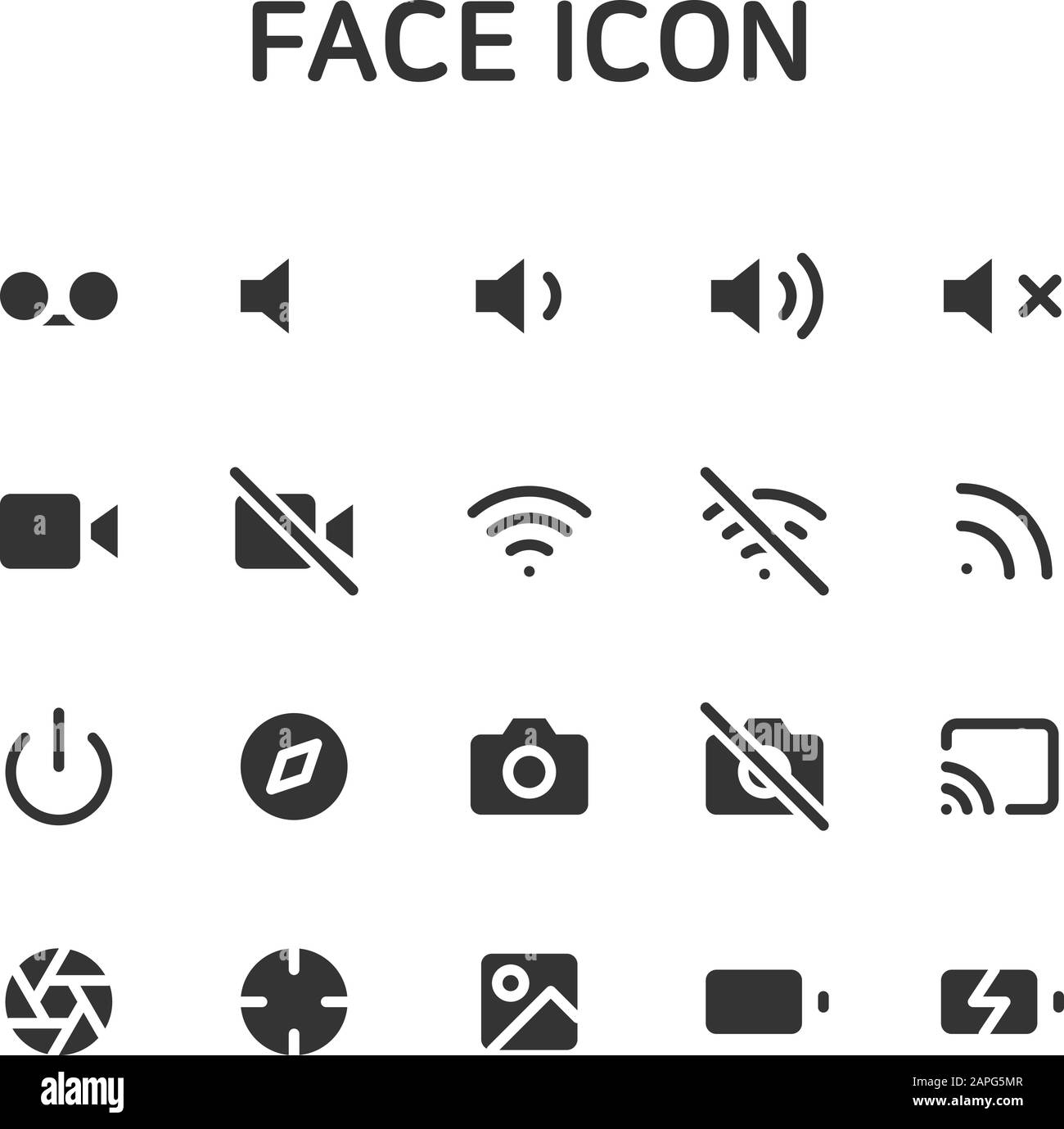 Simple Set of Line Icons illustration 034 Stock Vector Image & Art - Alamy