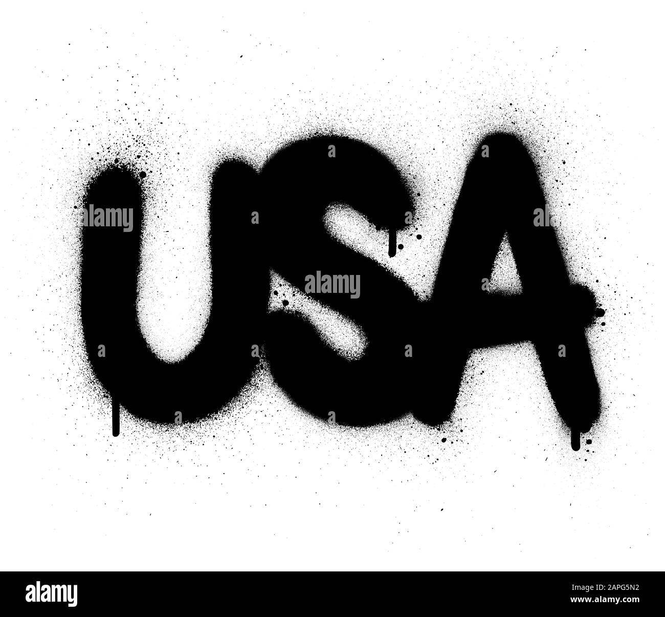 Graffiti usa Black and White Stock Photos & Images - Alamy