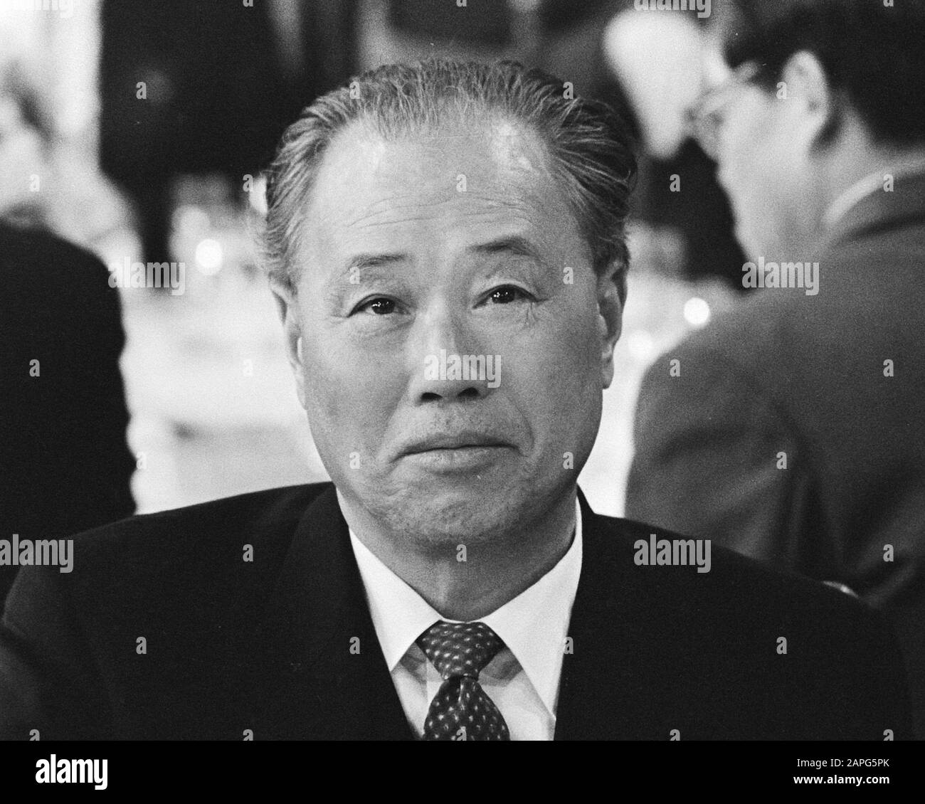 Visit Chinese Prime Minister Zhao Ziyang, with Prime Minister Lubbers ...