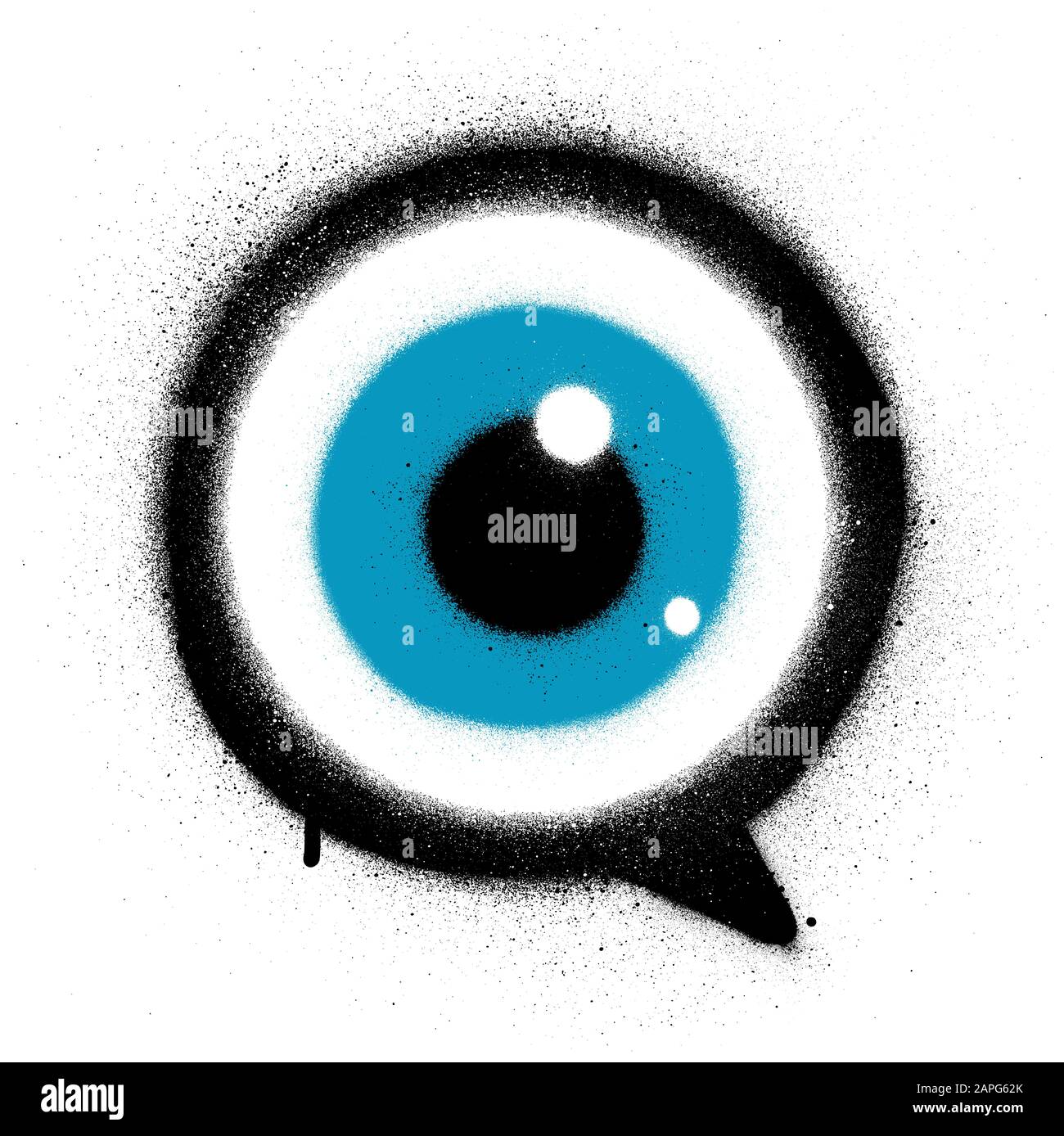 Eyeball graffiti Stock Vector Images - Alamy